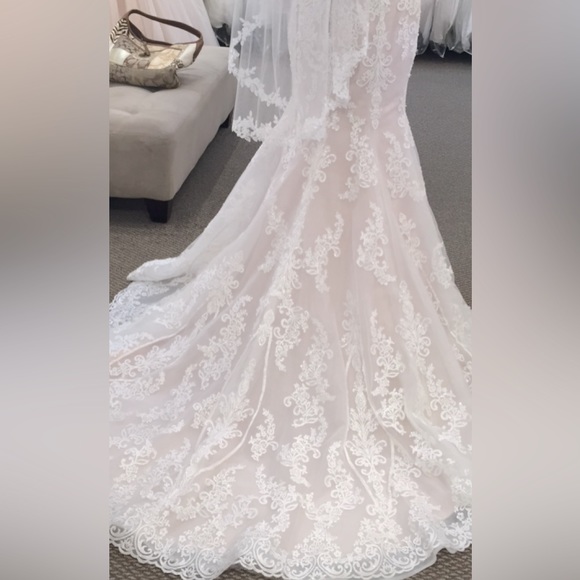 Maggie Sottero | Dresses | Maggie Sottero Blush Wedding Dresh | Poshmark